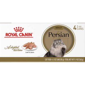 Royal Canin Persian Breed Loaf in Sauce Adult Wet Cat Food, 3 oz can (4-pack)