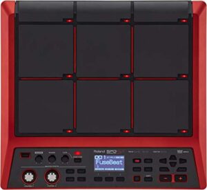 roland spd-sx special edition percussion sampling pad with 16gb internal memory, red