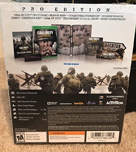 Call Of Duty WWII (WW2) Pro Edition For Microsoft XBOX ONE