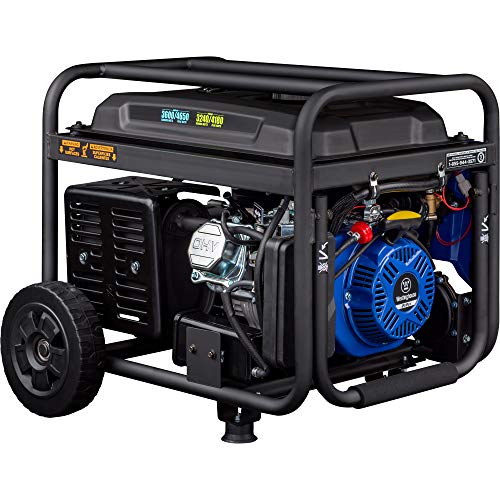 Westinghouse Outdoor Power Equipment 4650 Peak Watt Dual Fuel Portable Generator, Remote Electric Start with Auto Choke, RV Ready 30A Outlet, Gas & Propane Powered