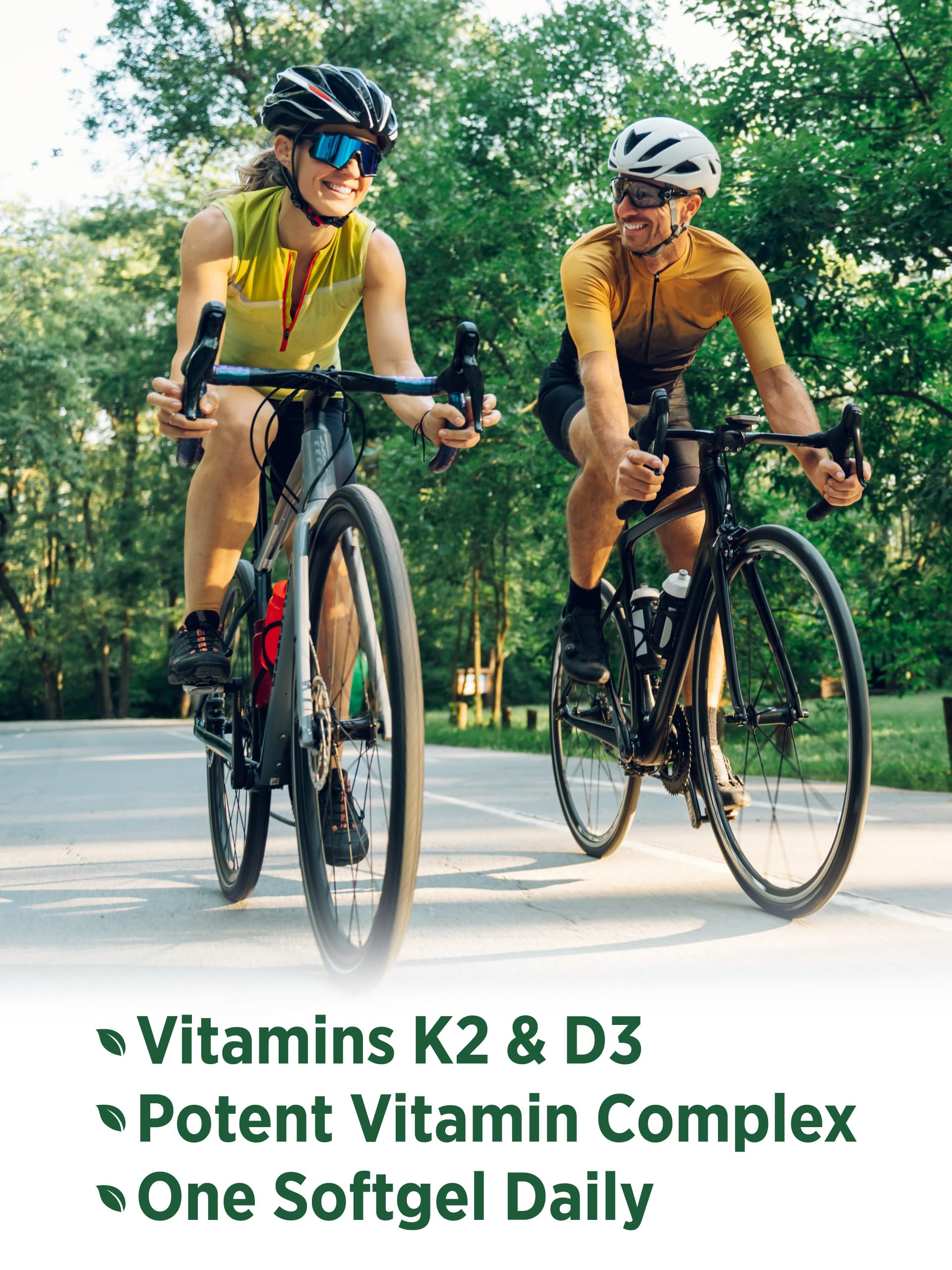 Vitamin K2 MK7 Complex | 100 mcg | 50 Softgels | with Vitamin D3 | Non-GMO & Gluten Free Supplement | by Nature's Truth