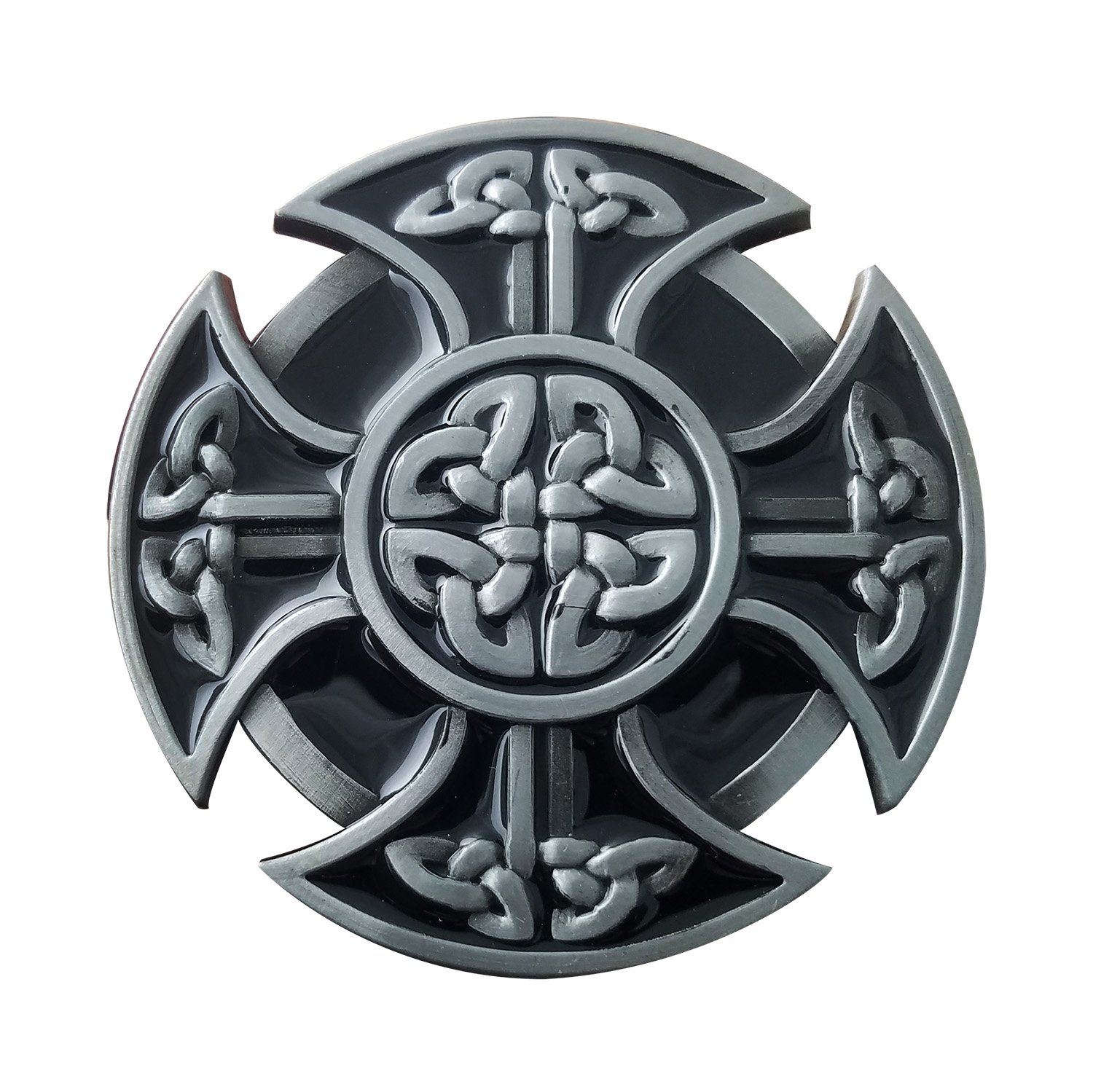 YOQUCOL American Mens Keltic Irish Scottish Celtic Cross Celtic Knot Belt Buckle