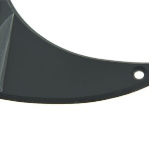 KAISH 11 Hole ST/Strat Style One Humbucker Guitar Pickguard Scratch Plate for Delonge Stratocaster/Strat Matte Black 1 Ply