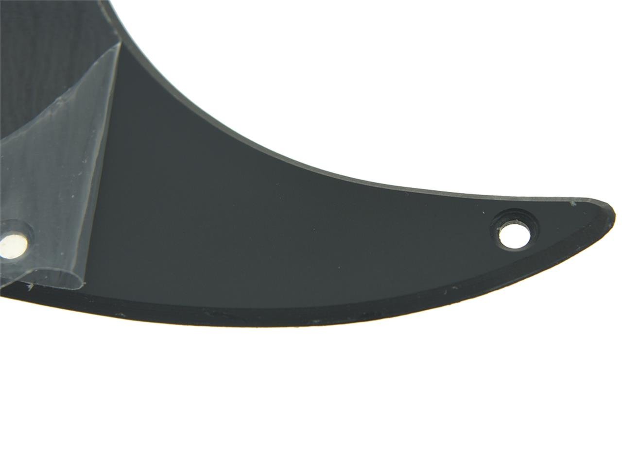 KAISH 11 Hole ST/Strat Style One Humbucker Guitar Pickguard Scratch Plate for Delonge Stratocaster/Strat Matte Black 1 Ply