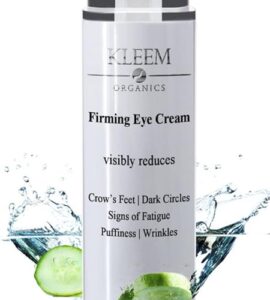 kleem organics anti aging eye cream - reduces dark circles, puffiness, bags, crow's feet, fine lines & sagginess