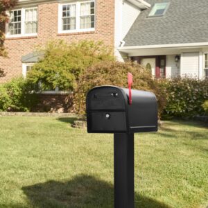 Architectural Mailboxes 6300B-10 Oasis 360 Locking Parcel Mailbox, Extra Large, Black, 6300B-10