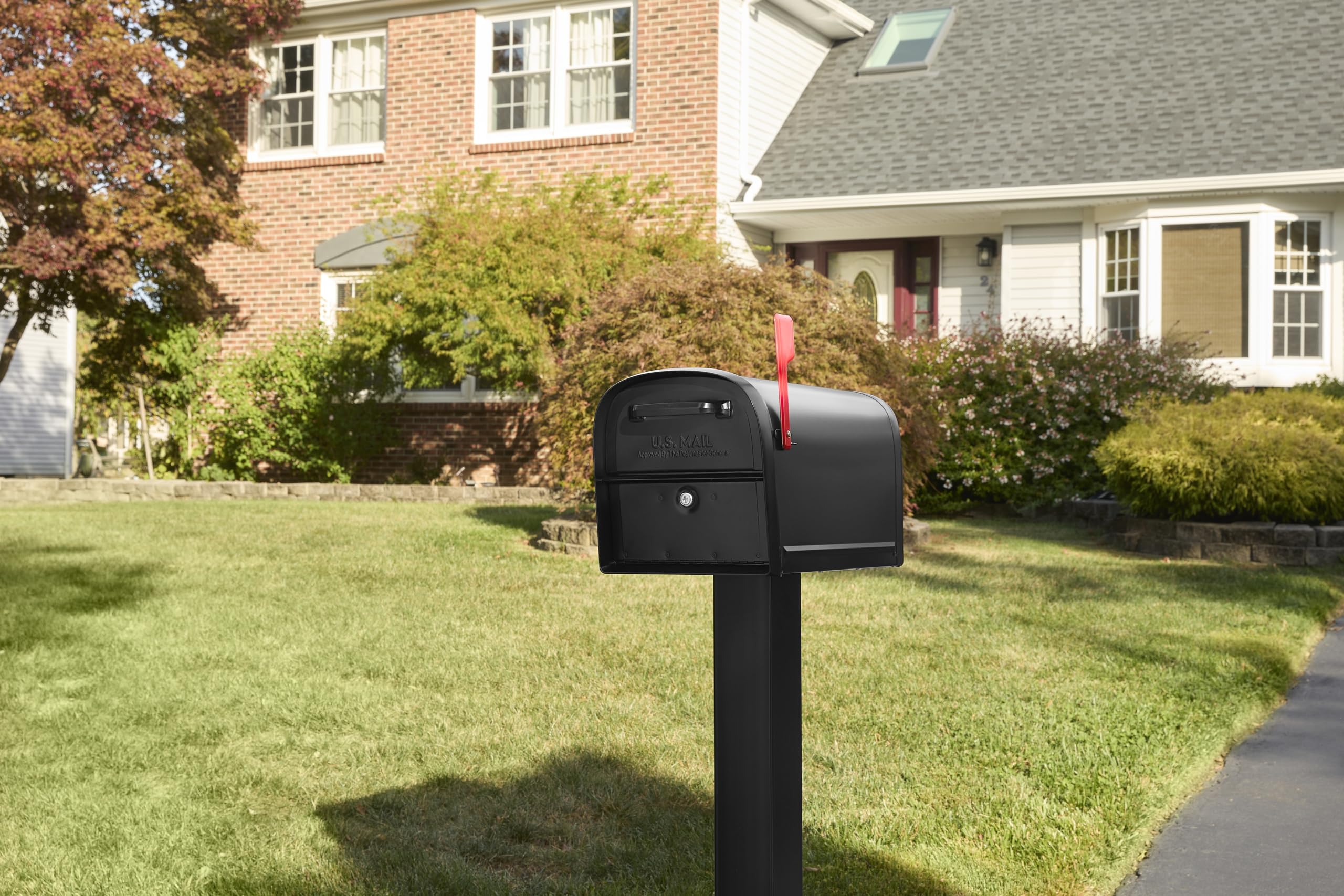 Architectural Mailboxes 6300B-10 Oasis 360 Locking Parcel Mailbox, Extra Large, Black, 6300B-10