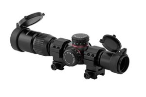 monstrum g2 1-4x24 first focal plane ffp rifle scope with illuminated bdc reticle | black