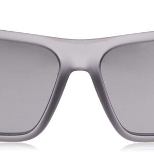 Nike Legend S Rectangular Sunglasses, Matte Cool Grey/Black, 60 mm