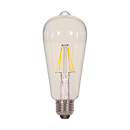 Satco S9895 Medium Bulb in Light Finish, 5.50 inches, 1 Count (Pack of 1), Clear