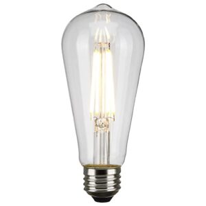 Satco S9895 Medium Bulb in Light Finish, 5.50 inches, 1 Count (Pack of 1), Clear