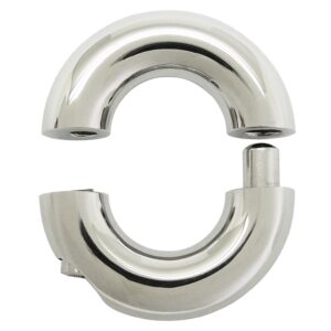 acechannel 316l stainless steel body genital piercing segment rings (8mm x 12mm)