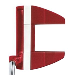 tour edge male hp series putter (men's, right hand, steel, uniflex, putter), red, putter