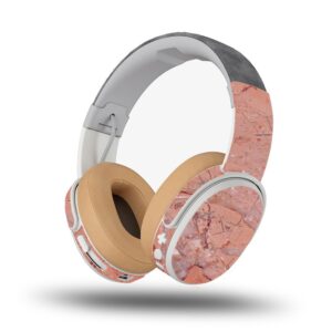 mightyskins skin compatible with skullcandy crusher wireless - pink marble | protective, durable, and unique vinyl decal wrap cover | easy to apply, remove, and change styles | made in the usa