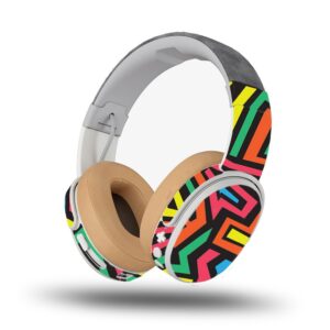 mightyskins skin compatible with skullcandy crusher wireless - hyper | protective, durable, and unique vinyl decal wrap cover | easy to apply, remove, and change styles | made in the usa