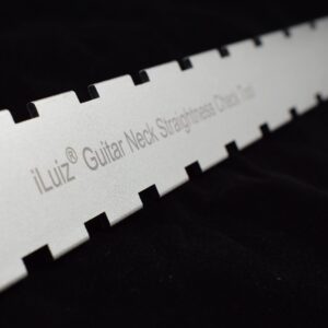 iLuiz Guitar Neck Notched Straight Edge Luthiers Tool for Gibson Fender and Most of Guitar Fretboard and Frets