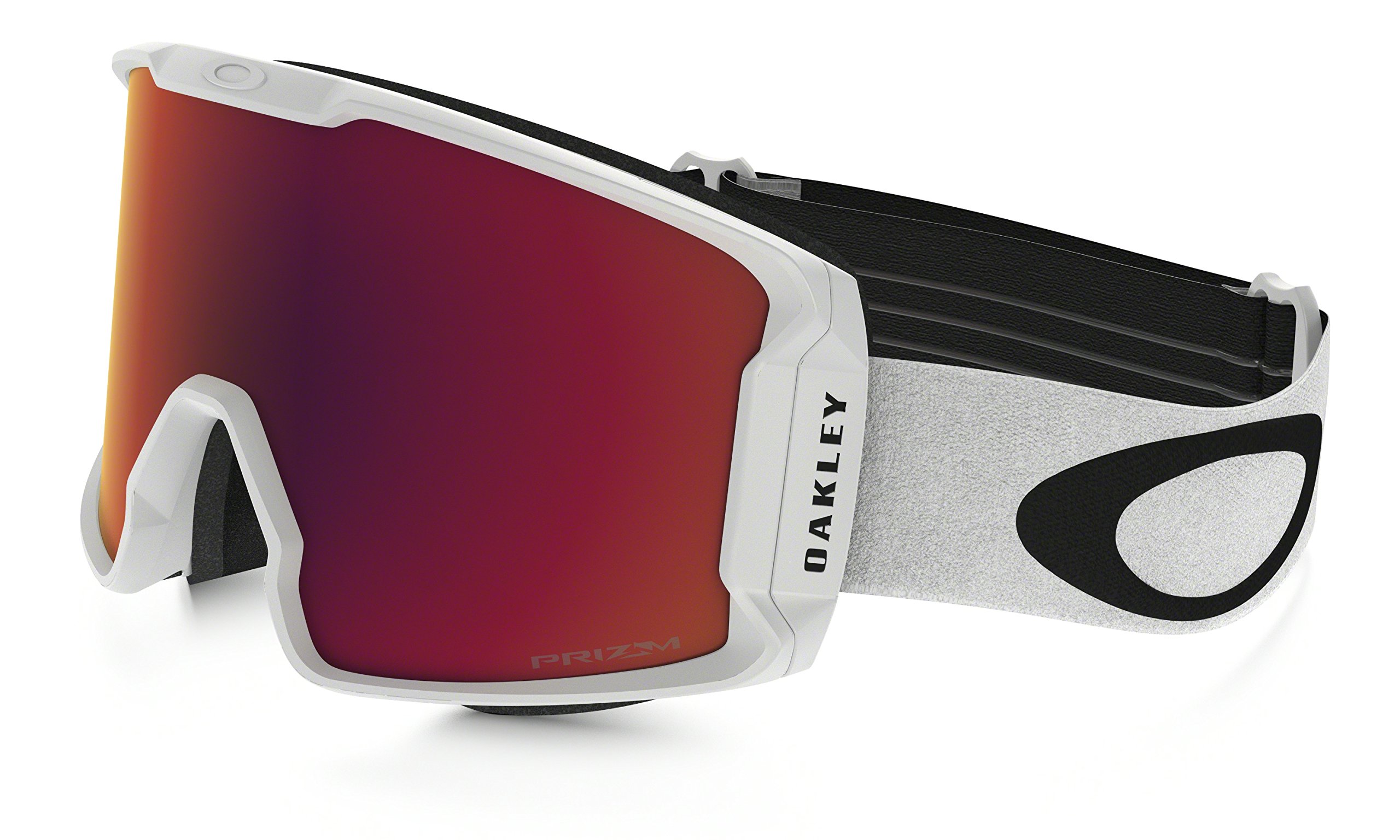 Oakley Line Miner Prizm Snow Goggles Matte White with Prizm Torch Lens