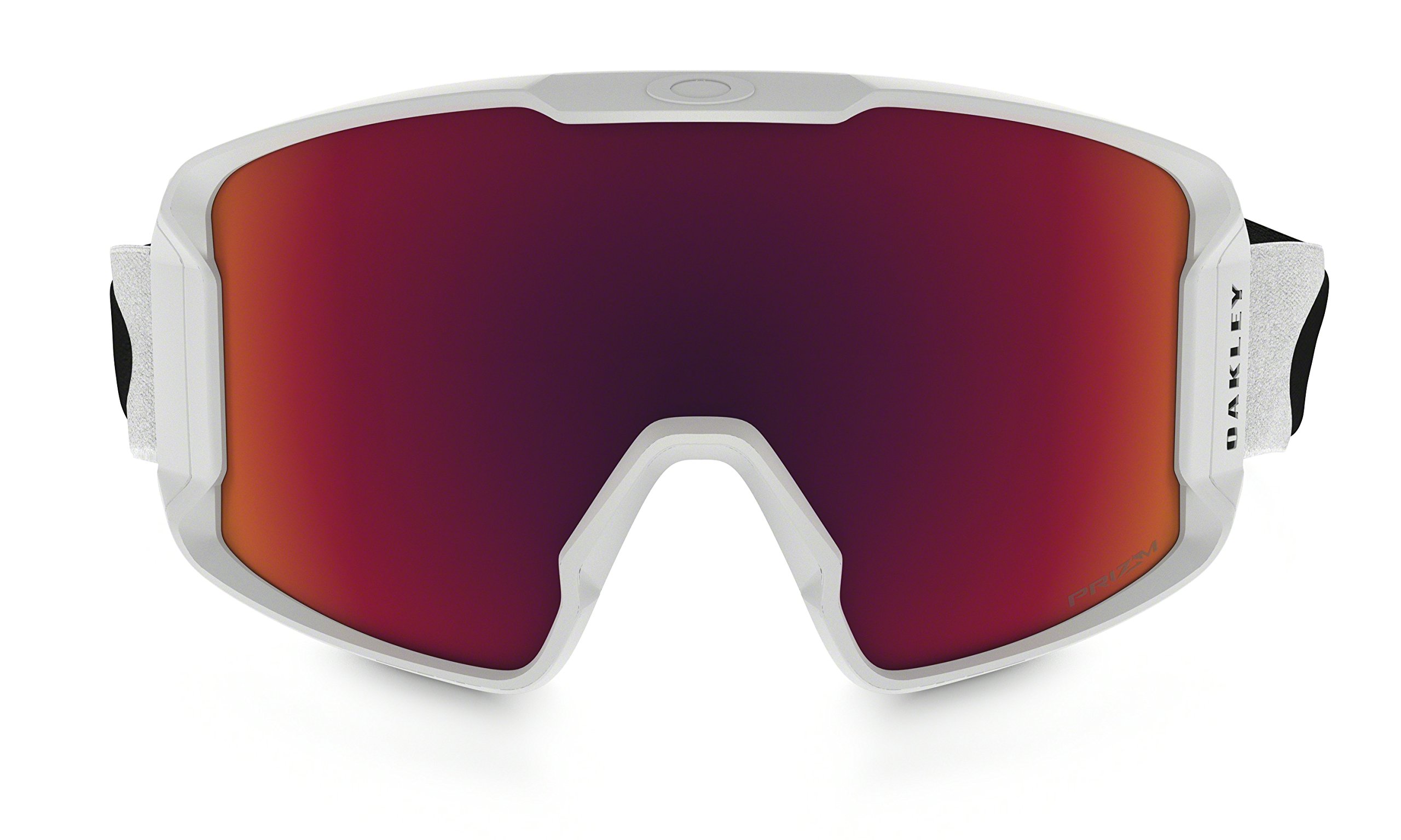 Oakley Line Miner Prizm Snow Goggles Matte White with Prizm Torch Lens