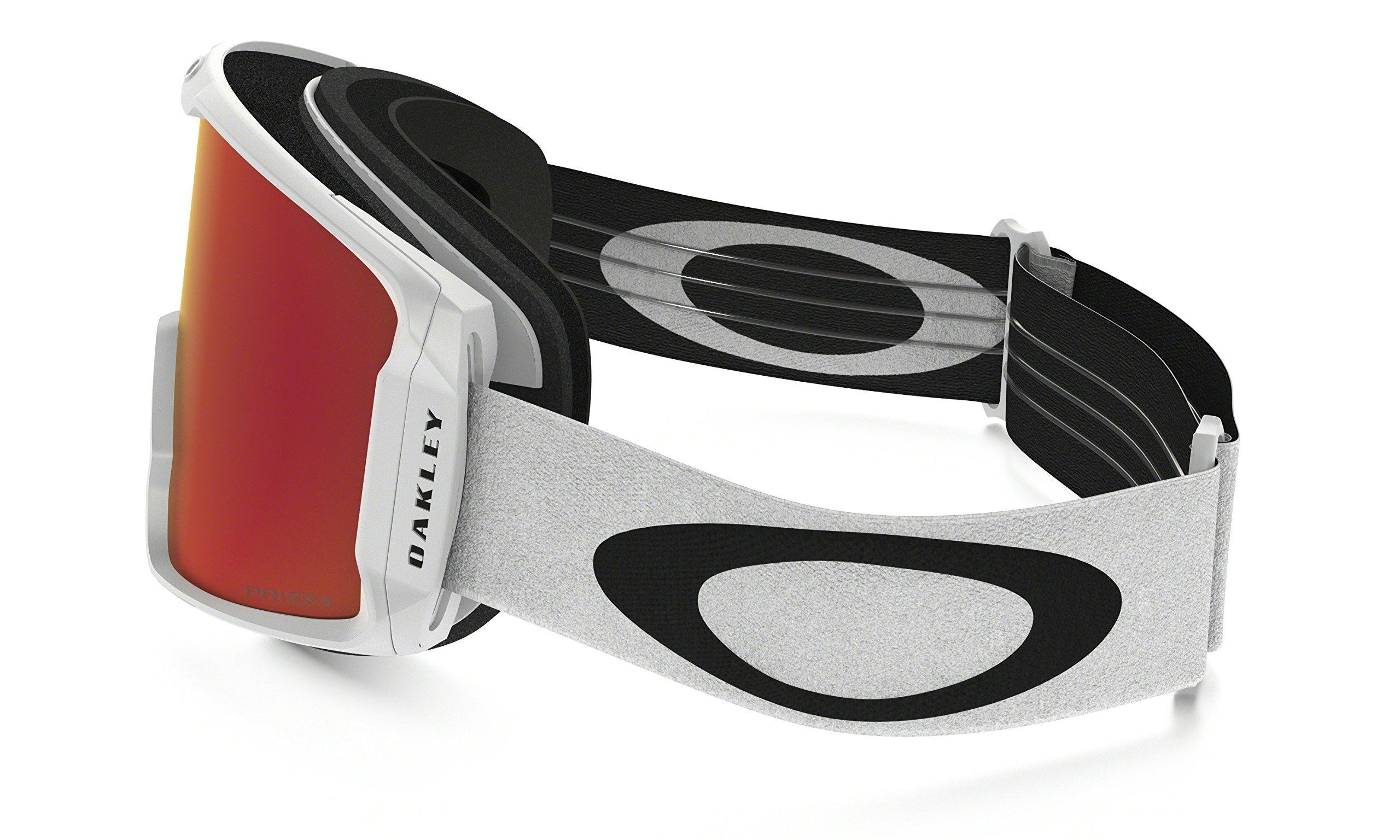 Oakley Line Miner Prizm Snow Goggles Matte White with Prizm Torch Lens