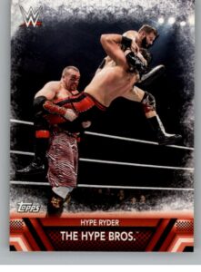 2017 topps wwe then now forever finishers and signature moves #f-49 the hype bros. hype ryder