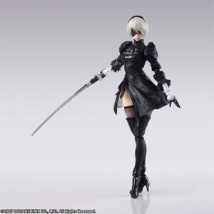 square enix nier automata bring arts: 2b & machine lifeform action figure