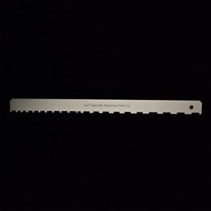 iLuiz Guitar Neck Notched Straight Edge Luthiers Tool for Gibson Fender and Most of Guitar Fretboard and Frets