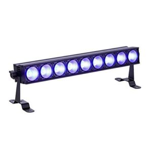 mfl. dj light bar, 9-led stage light bar cob led rgbw quad colors dmx pixel control metal body for dj stage lighting club party