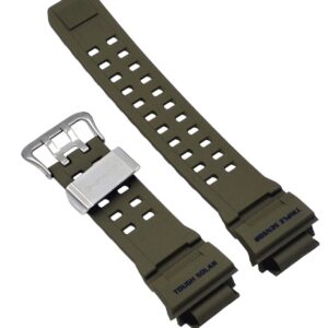 Casio 10455203 Genuine Factory Replacement Resin Watch Band fits GW-9400-3