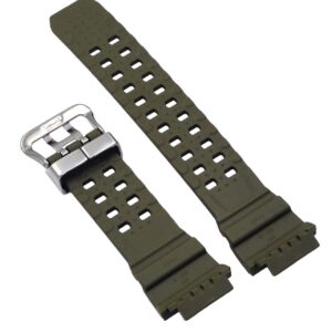 Casio 10455203 Genuine Factory Replacement Resin Watch Band fits GW-9400-3