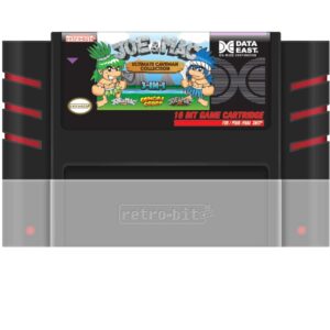 Retro-Bit Joe & Mac: Ultimate Caveman Collection SNES Cartridge - 3 Games in 1 - Super NES