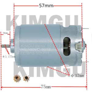 KIMGU Motor 10.8V RS-550VC 15000rpm Replace for Bosch MAKITA DEWALT HITACHI Milwaukee DEKO HILTI RYOBI Delta Ridgid Black and Decker Cordless Drill Motor