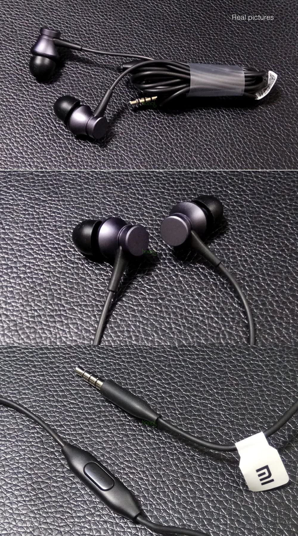 Xiaomi Mi in-Ear Headphones Basic, Piston in-Ear Headphones Earphones Earbuds Headset with Remote & Mic, Black