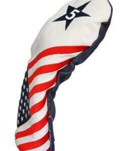 USA 3 & 5 Headcover Patriot Golf Vintage Retro Patriotic Fairway Wood Head Cover Fits All Modern Fairway Wood Clubs