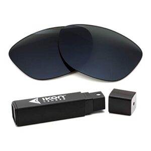 ikon lenses replacement lenses for rb4165 ray ban (polarized) - fits rayban rb 4165 justin sunglasses - black (54mm)