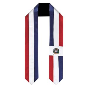 vision wear dominican republic flag graduation sash/stole international study abroad