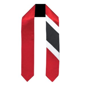 vision wear trinidad tobago flag graduation sash/stole international study abroad adult