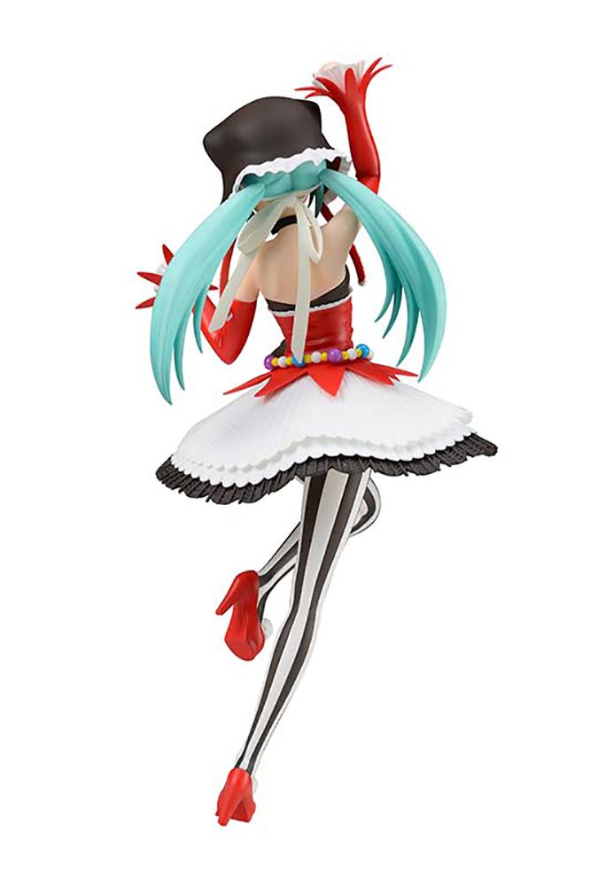 Sega Project Diva Arcade Future Tone Hatsune Miku Super Premium Action Figure Pierretta, 9"