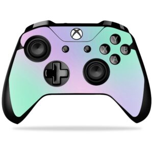 mightyskins skin compatible with microsoft xbox one x controller - cotton candy | protective, durable, and unique vinyl decal wrap cover | easy to apply, remove, and change styles | made in the usa