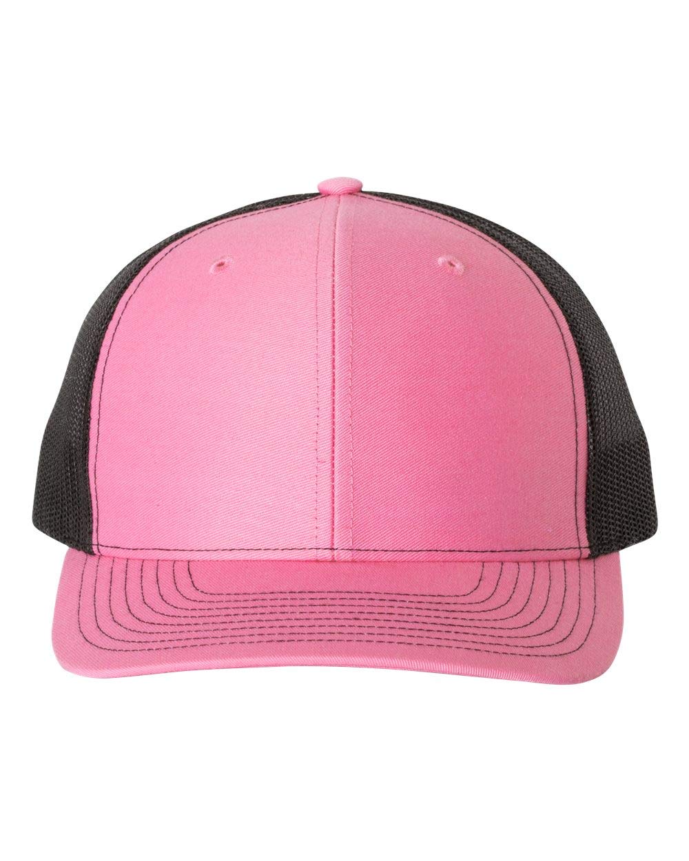 Richardson Snapback Trucker Cap Adjustable Hot Pink/ Black