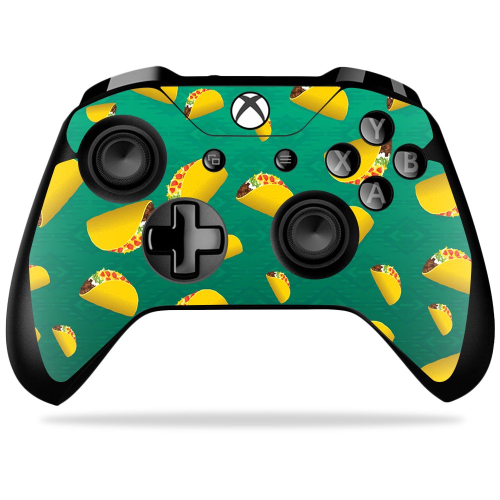 MightySkins Skin Compatible with Microsoft Xbox One X Controller - Tacos | Protective, Durable, and Unique Vinyl Decal wrap Cover | Easy to Apply, Remove, and Change Styles | Made in The USA