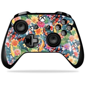 mightyskins skin compatible with microsoft xbox one x controller - koi pond | protective, durable, and unique vinyl decal wrap cover | easy to apply, remove, and change styles | made in the usa