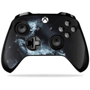 mightyskins skin compatible with xbox one x controller - ghost of a soldier | protective, durable, and unique vinyl decal wrap cover | easy to apply, remove, and change styles | made in the usa