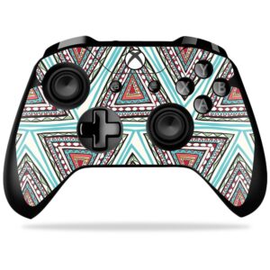 mightyskins skin compatible with microsoft xbox one x controller - aztec pyramids | protective, durable, and unique vinyl decal wrap cover | easy to apply, remove, and change styles | made in the usa