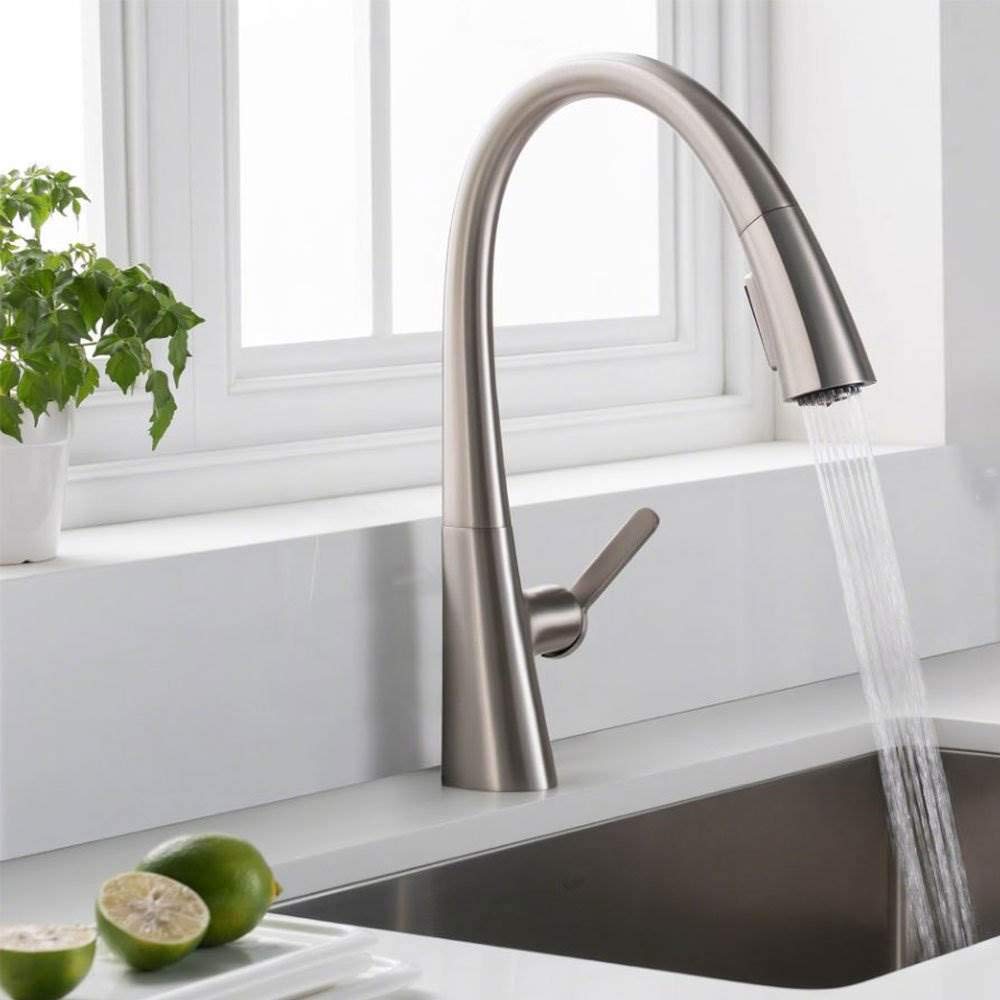 Kraus KPF-1673SFS Nolen Kitchen Faucet, Spot Free Stainless Steel