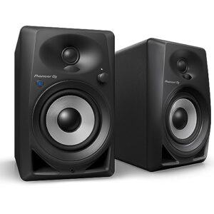 Pioneer DJ DM-40BT Desktop Monitor System with Bluetooth Functionality, 4-Inch (Pair, Black)