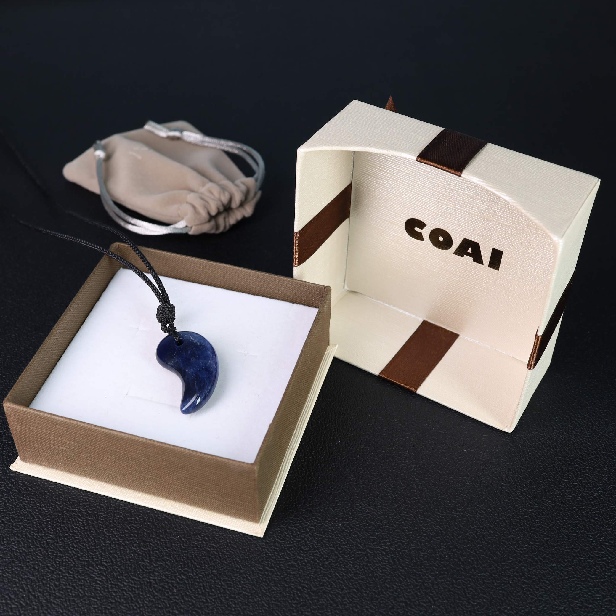 COAI Japan Matagama Sodalite Blue Stone Necklace for Women Men