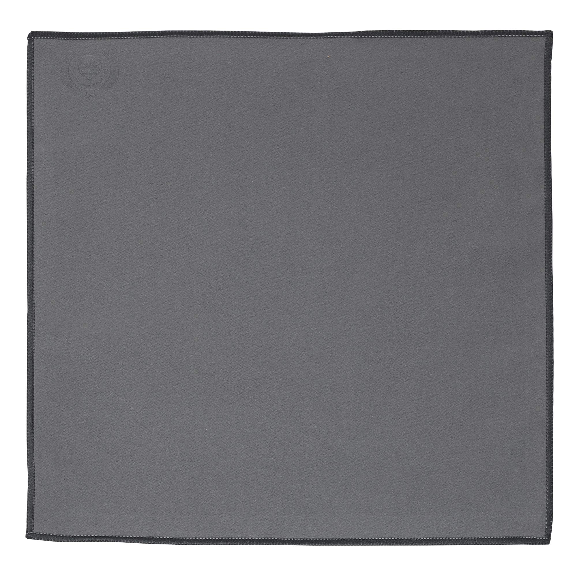 MI&VI Synthetic Chamois Microfiber Instrument Cleaning & Polishing Cloth for Violin, Viola, Cello, Bass, Guitar, Saxophone, Flute 12x12in (Charcoal-Grey)