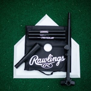 Rawlings | YOUTH TRIPOD TRAVEL Batting Tee | Collapsible | Adjustable Height 18"-26"