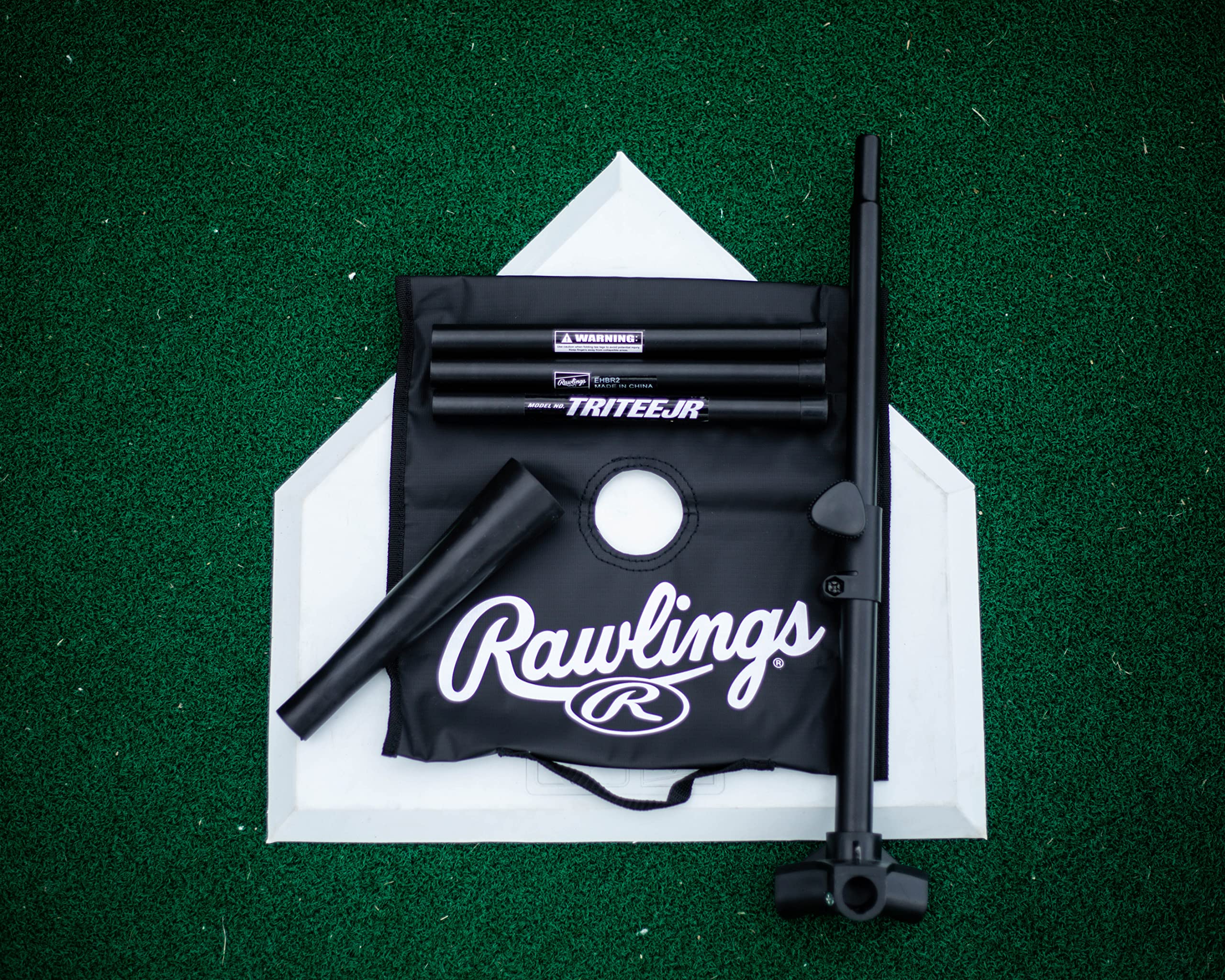 Rawlings | YOUTH TRIPOD TRAVEL Batting Tee | Collapsible | Adjustable Height 18"-26"