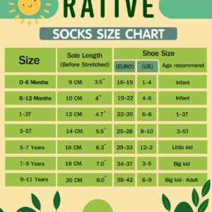 RATIVE Non Skid Anti Slip Slipper Cotton Crew Socks With Grips For Baby Toddlers Kids Boys (3-5T, 6-pairs/RB-711)